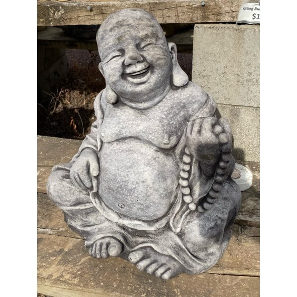 Beaded Buddha Large Concrete Statue 7635 | Wantirna Garden Ornaments ...